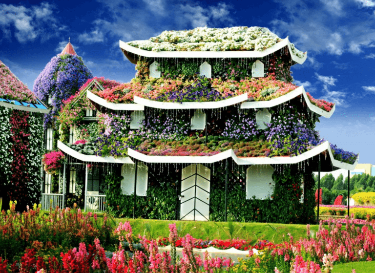 Take a tour through the Dubai Miracle Garden: there are over 100 ...
