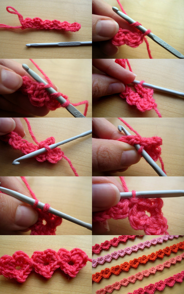 Learn how to crochet gorgeous tiny hearts with this video tutorial