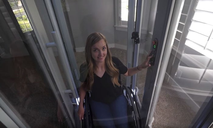 Here's how one man built a personal elevator in his home