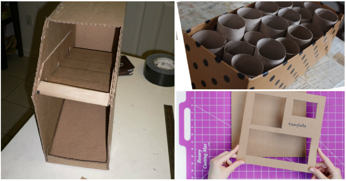 40 brilliant ways to use cardboard boxes around the house