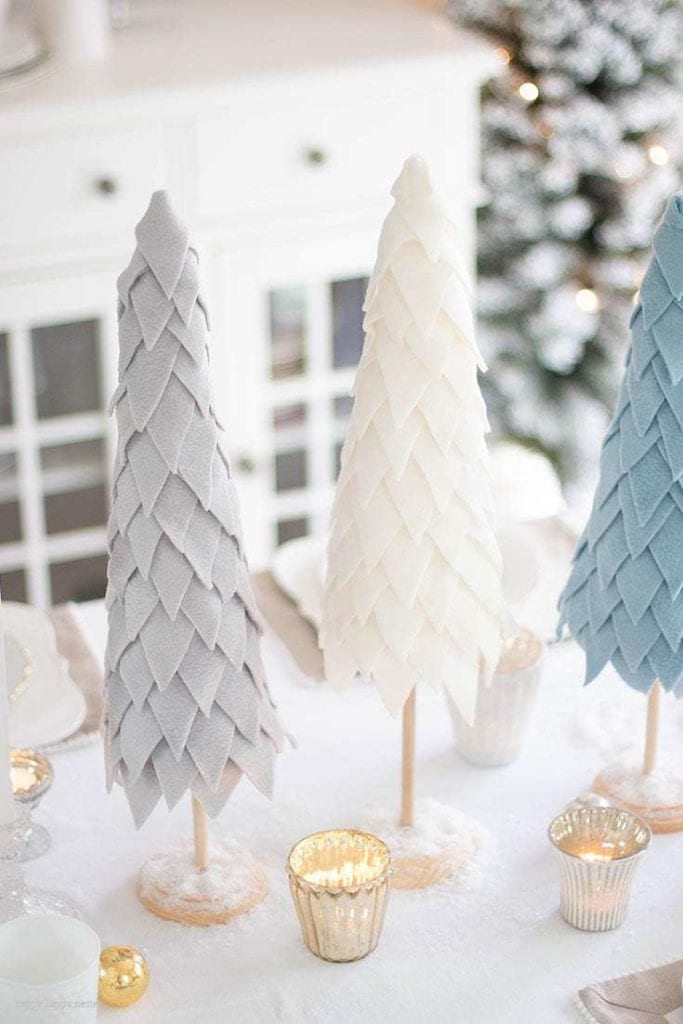 60 Fun And Easy DIY Tabletop Christmas Tree Ideas