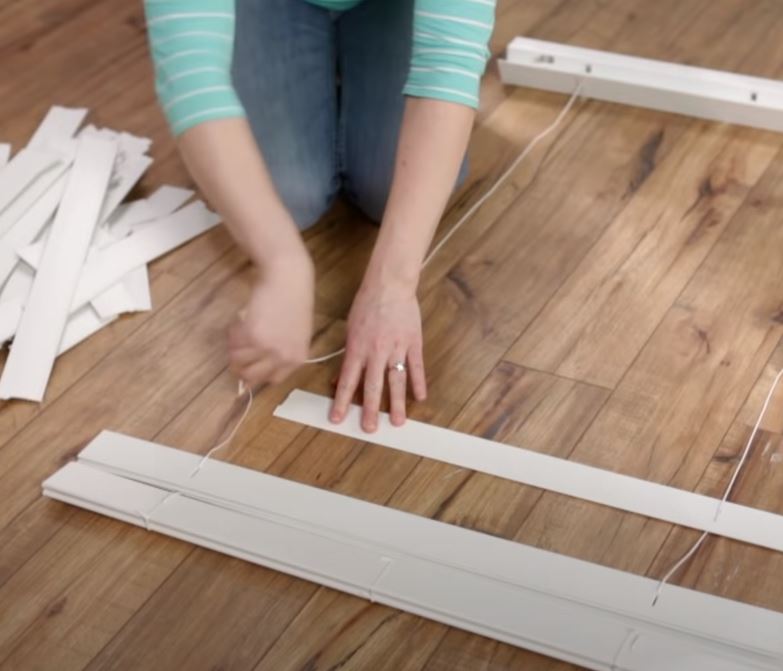 Woman Gives Tutorial Turning Mini Blinds Into Gorgeous Window Treatment
