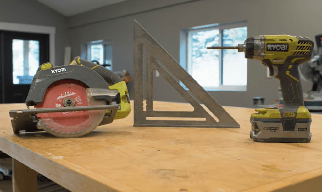 Man demonstrates the easiest way to build a bench and you only need 3 ...