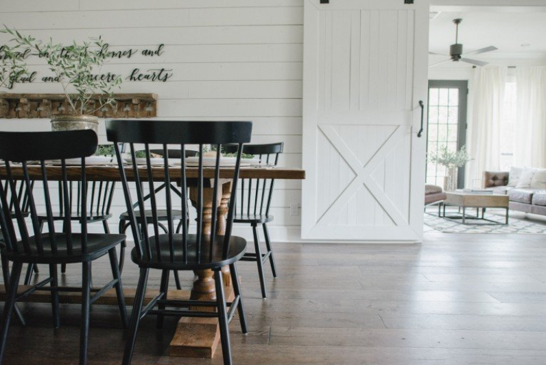 White barn looks beautiful from the outside but the beautiful interior ...