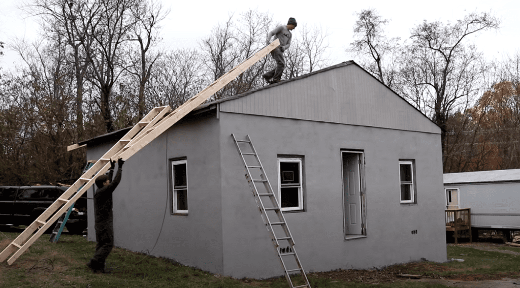 Man buys a rundown cinder block home for $12,000 & guts it alone. 2 yrs ...