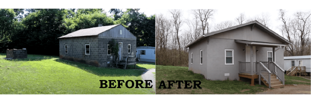 Man buys a rundown cinder block home for $12,000 & guts it alone. 2 yrs ...