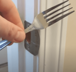 Man Turns Fork Into Door Lock