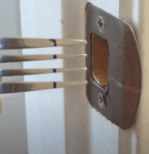 Man Turns Fork Into Door Lock