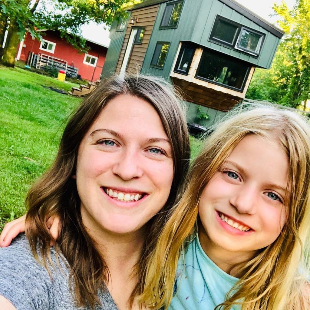 Single mom buys 416 sq. ft. home for herself & young daughter. Step ...