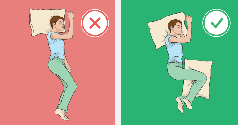Here’s how to sleep in your favorite sleeping position without harming ...