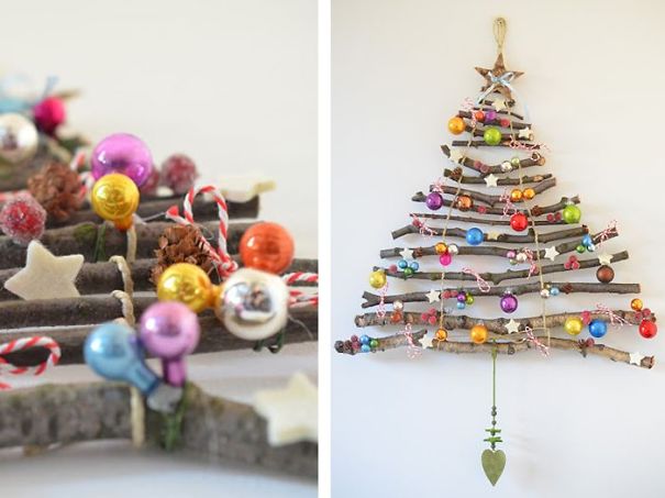 75 Brilliantly unusual DIY Christmas trees that anyone can create at home