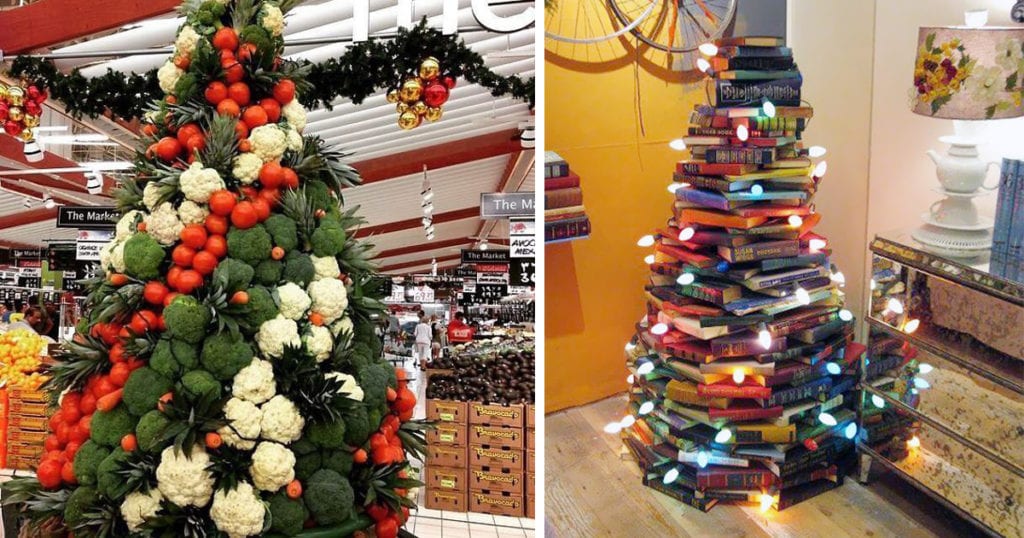 75 Brilliantly unusual DIY Christmas trees that anyone can create at home
