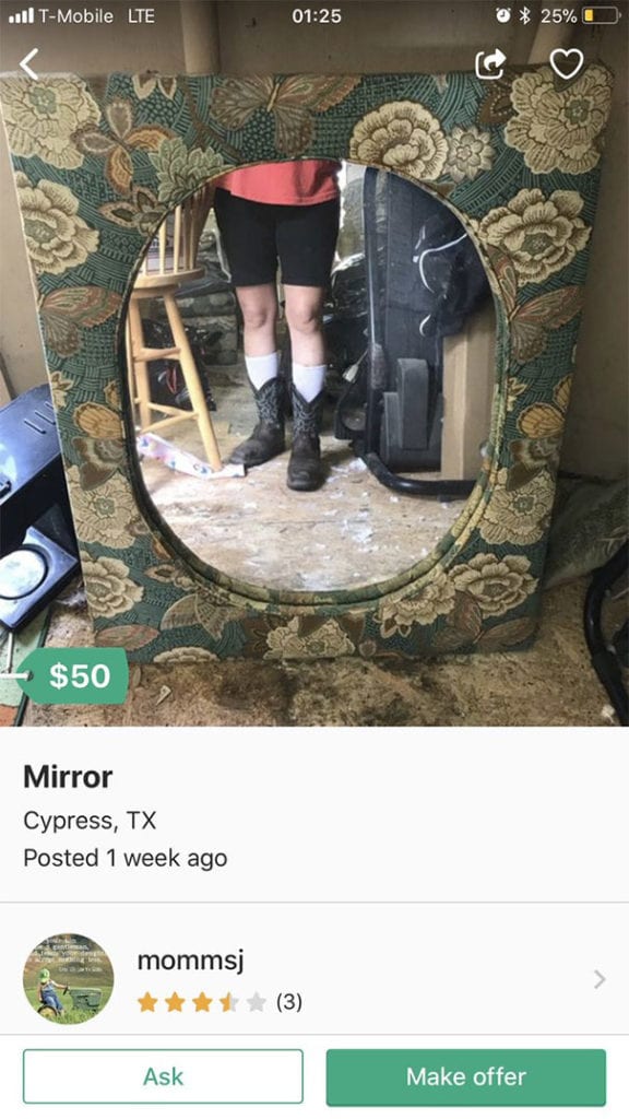 55 People Selling Mirrors Provides Unintentional Hilarity