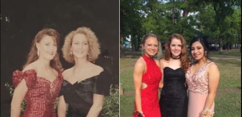 53 teens who wore their moms' vintage dresses to prom and looked incredible