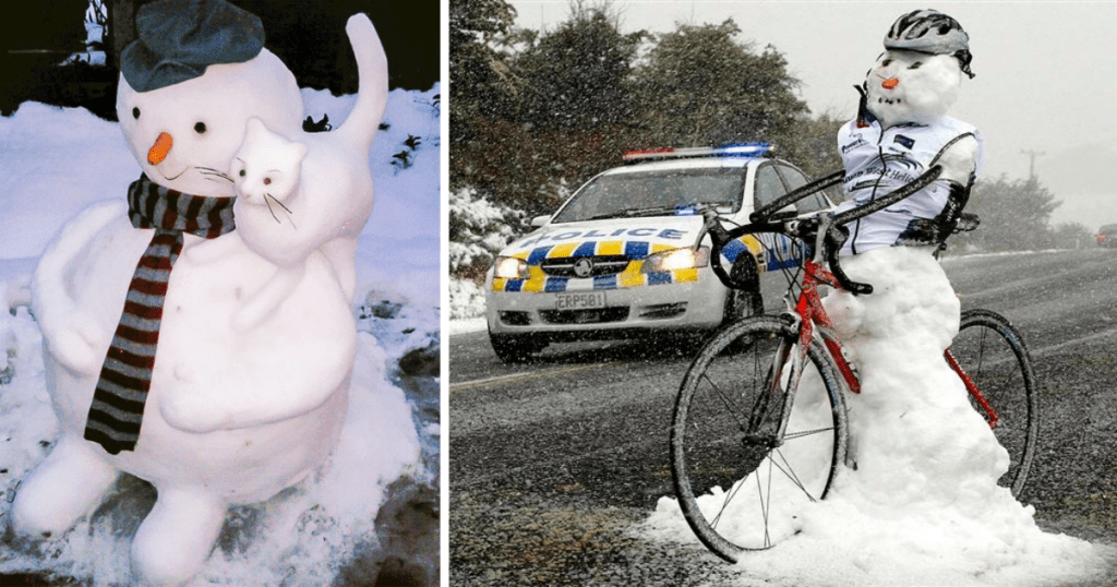 73 times people got super imaginative while building a snowman