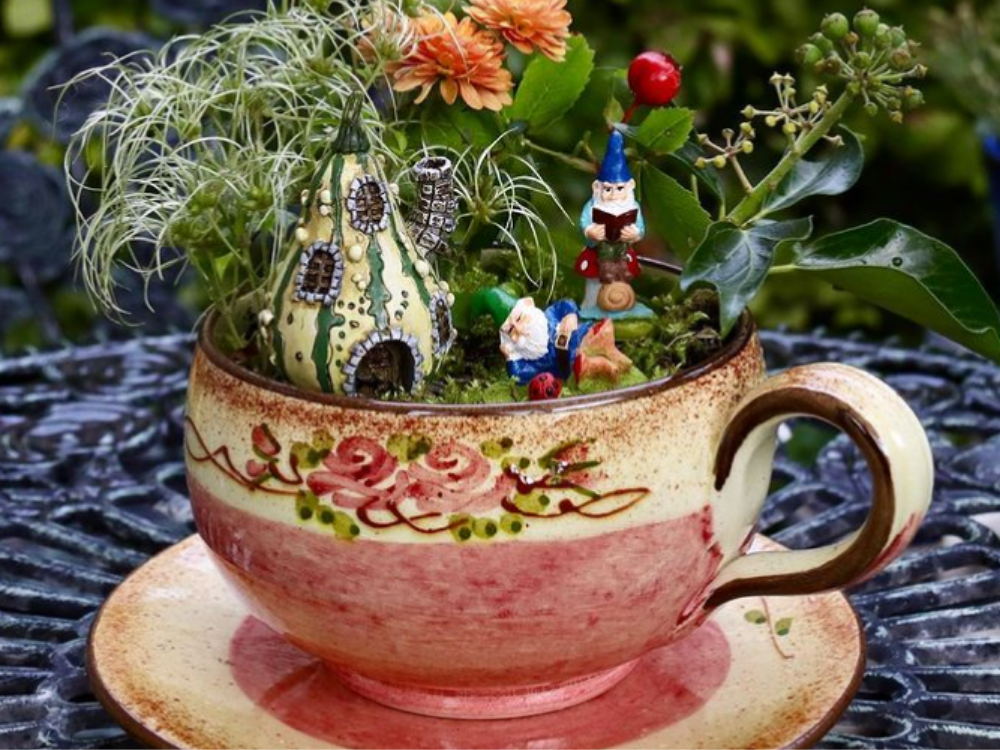 Teacup gardens are a thing and we're here for this adorable trend