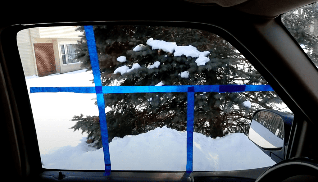 Man divides car window into five to test top defogging hacks