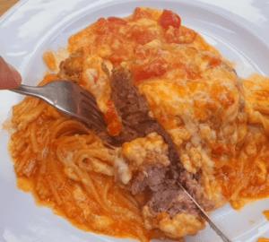 Wrap ground meat around pasta for a drool-worthy dinner