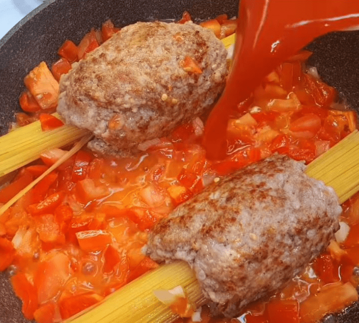 Wrap ground meat around pasta for a drool-worthy dinner
