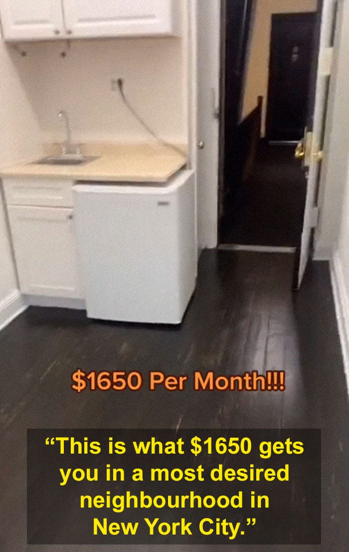 Guy gives tour of New York City's 'Worst Apartment Ever' and over 20M ...
