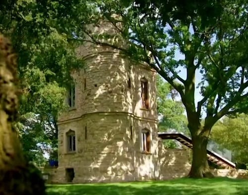 Couple restores old mini-castle and it becomes their magical home