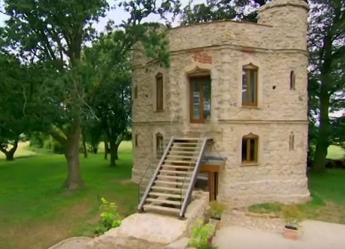 Couple restores old mini-castle and it becomes their magical home