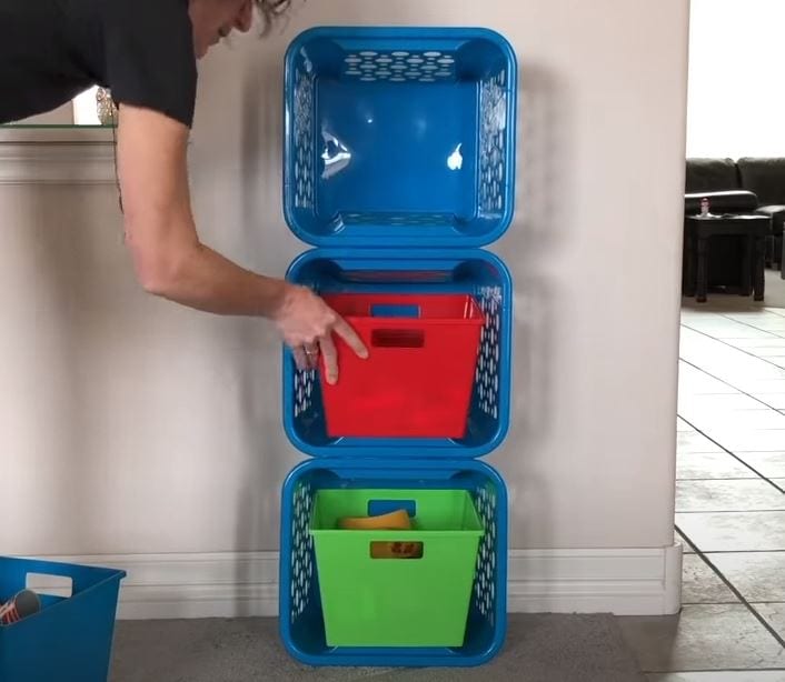 Clever ways to use cheap bins that’ll add style and organization to ...