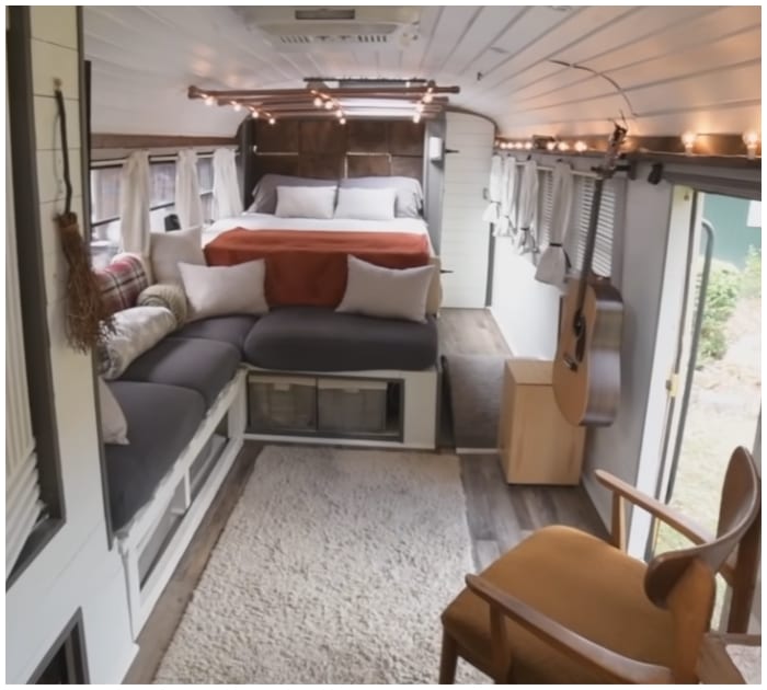 Architecture student spends $10K on bus conversion and the walkthrough ...
