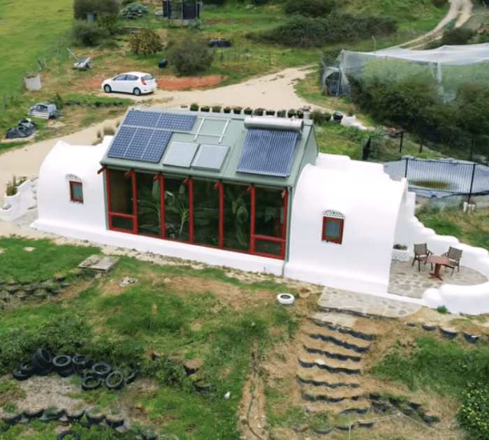 Couple is living the dream in their unique Earthship home with the ...