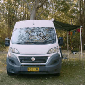 Entering this modest-looking campervan is like walking into a cozy log ...