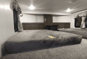 This 2-story travel trailer is like a mansion on wheels