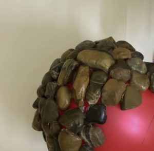 Learn how to make the cutest stone flower pots