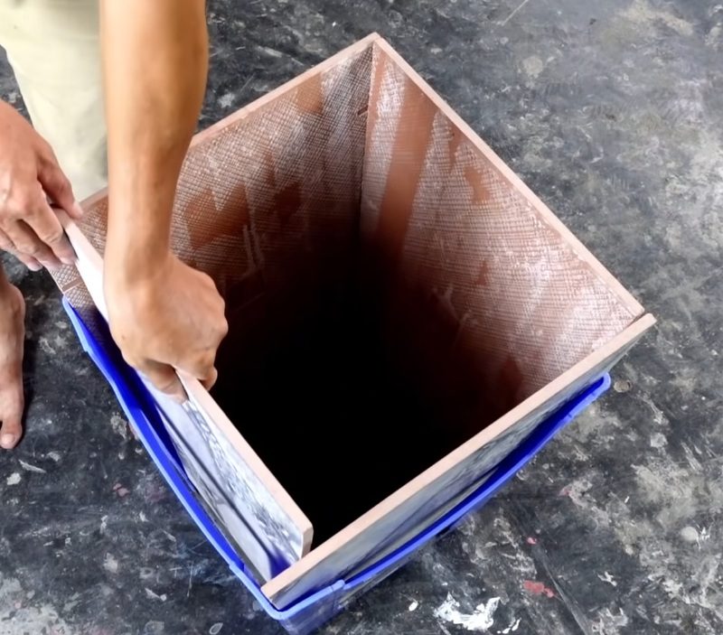 Man uses ceramic tiles and plastic chairs to create the most beautiful ...