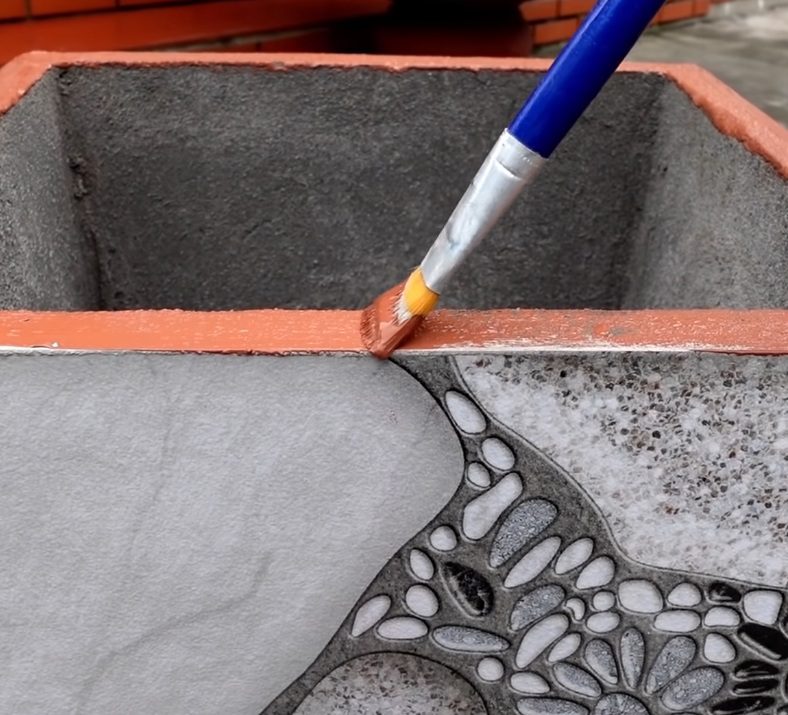 Man uses ceramic tiles and plastic chairs to create the most beautiful ...