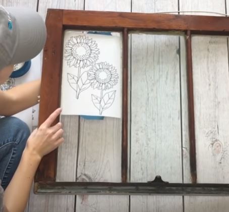 Woman shows how to create gorgeous stained glass at home using glue