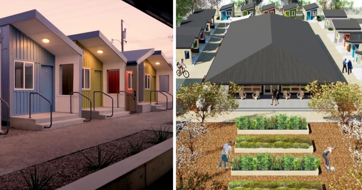 City builds gorgeous tiny house village out of freight containers so ...