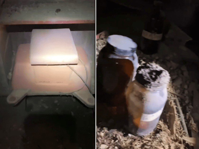Woman finds manhole in bedroom that has been untouched and forgotten ...