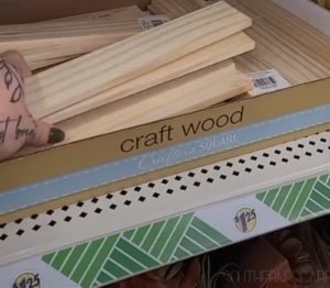 Woman buys craft wood pieces from dollar tree then turns them into ...