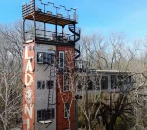 Engineer builds unique container home treehouse that’s filled with ...