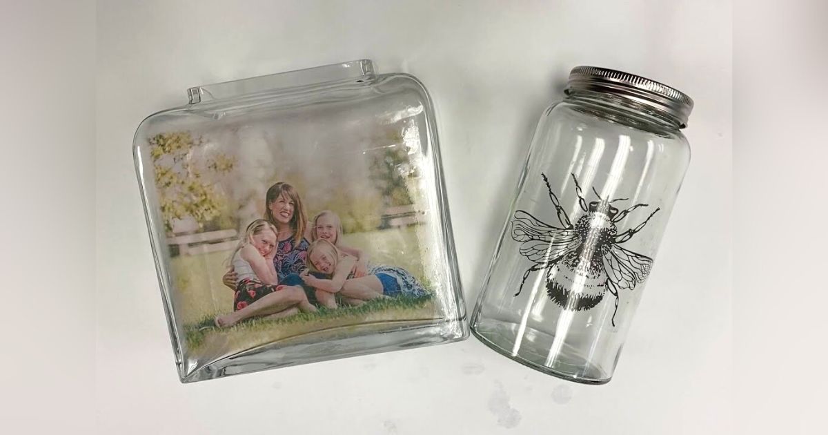 Tutorial shows simplest way to transfer photos to glass using packing tape