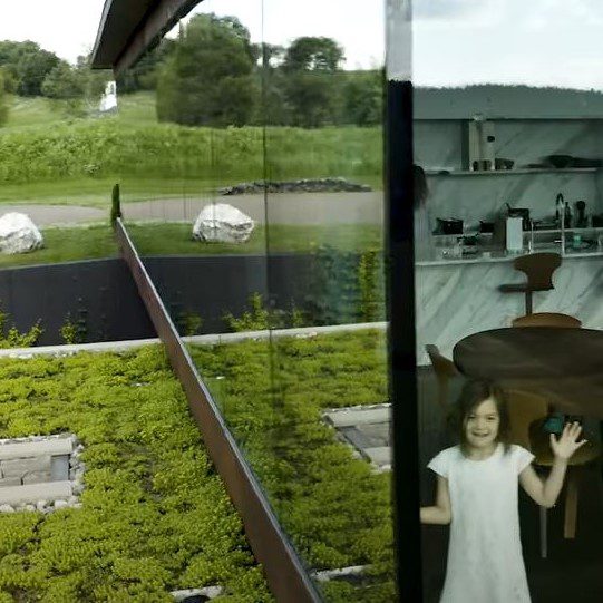 Family gives a peek inside their unique glass house that has the most ...