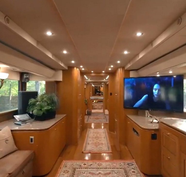 Get an intimate peek inside Will Smith's luxurious $2.5 million 2-story RV