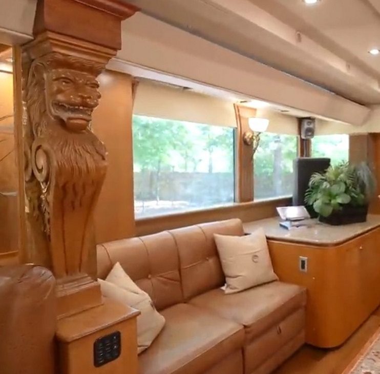 Get an intimate peek inside Will Smith's luxurious $2.5 million 2-story RV