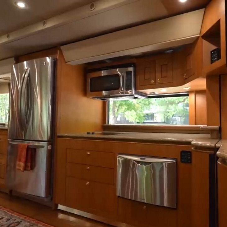 Get an intimate peek inside Will Smith's luxurious $2.5 million 2-story RV