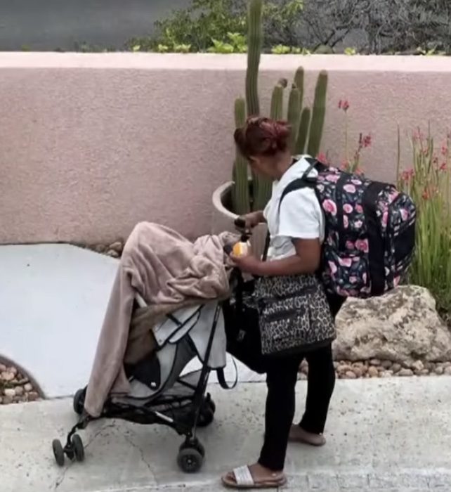 Woman returns from vacation to find a stranger in her backyard. Asks ...