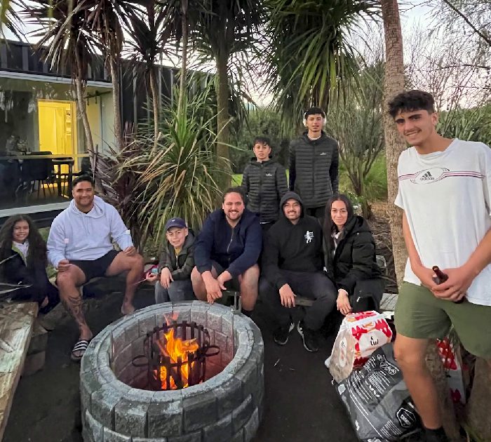 Man combines 3 structures to create 5 bedroom home perfect for extended ...