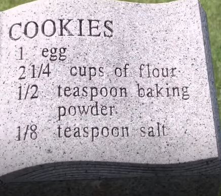 Woman travels to different cemeteries to make recipes she finds on ...