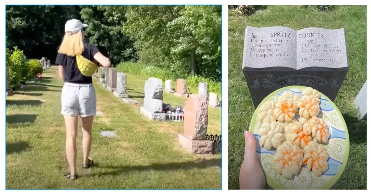 Woman travels to different cemeteries to make recipes she finds on ...