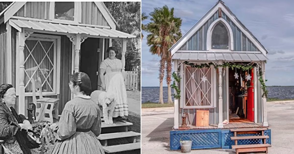 Woman builds historically-accurate Civil War-themed, Victorian tiny ...