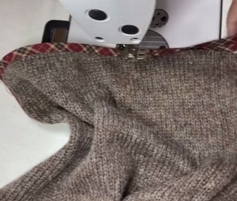 Woman earns 21M views repurposing old sweater into beautiful piece of ...